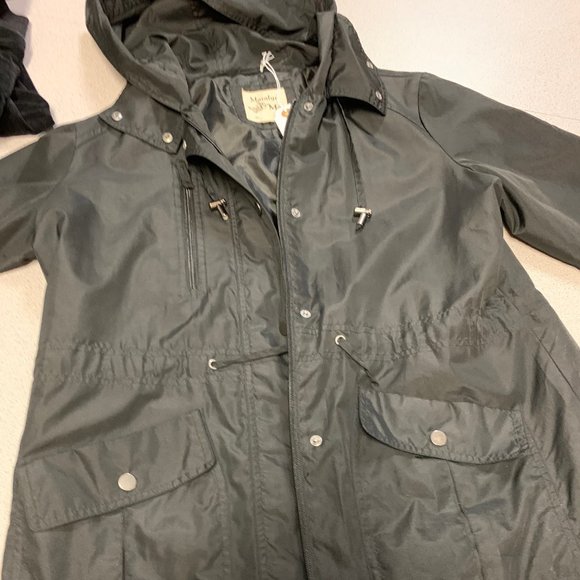 Jackets & Coats | Black Rain Jacket Used | Poshmark